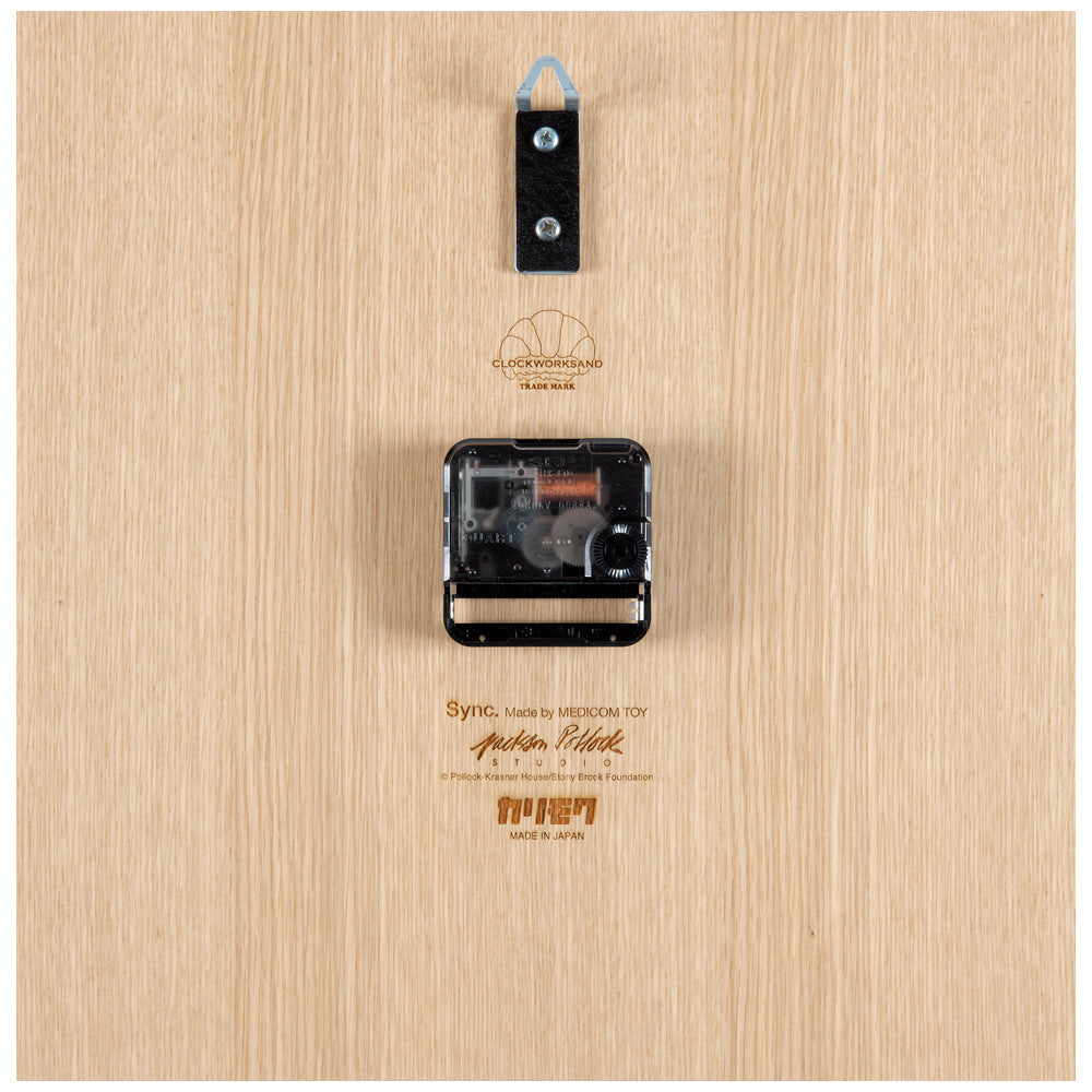 WALL CLOCK "Jackson Pollock Studio 03" made by KARIMOKU – MCT TOKYO